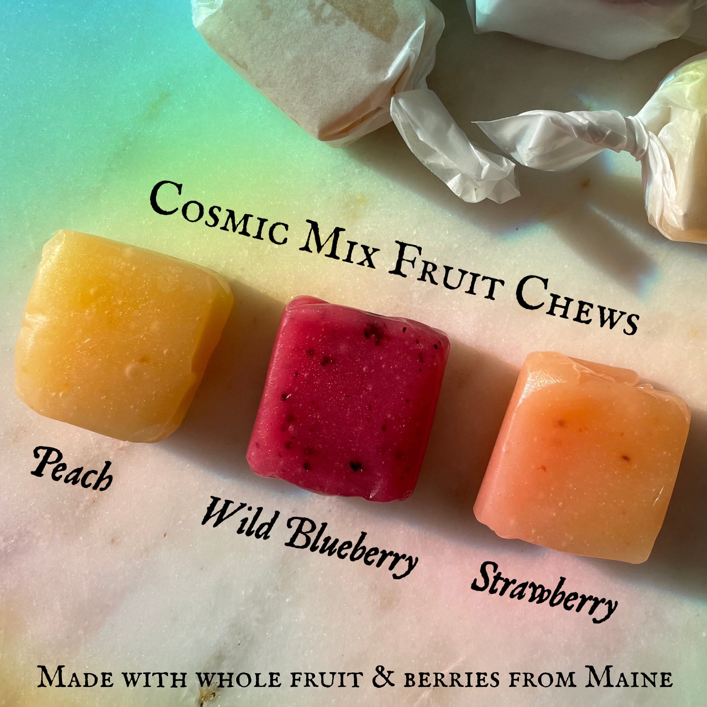 Cosmic Mix Fruit Chews - Peach, Wild Blueberry & Strawberry - Candy ...