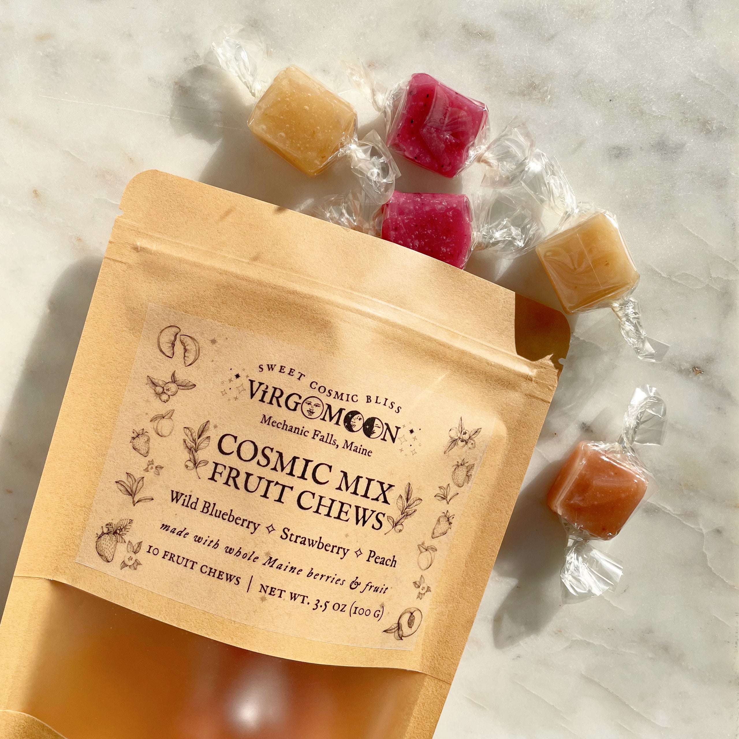 Cosmic Mix Fruit Chews - Peach, Wild Blueberry & Strawberry - Candy ...